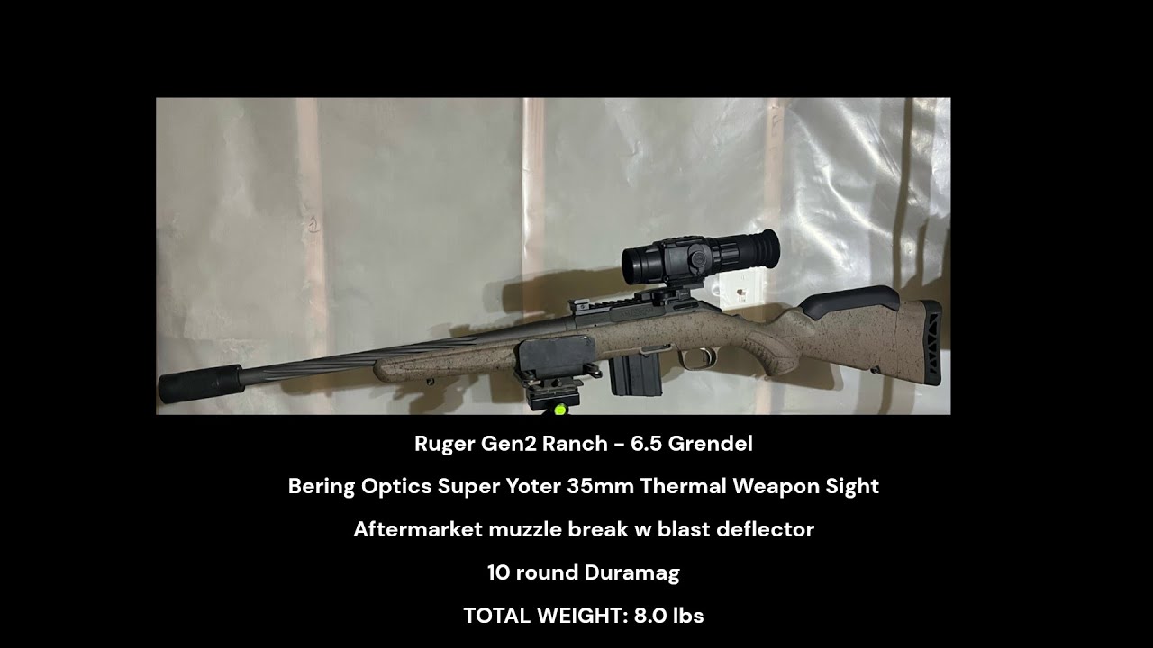 Ruger Gen II Ranch Rifle in 6.5 Grendel - RANGE TESTING various mags ...