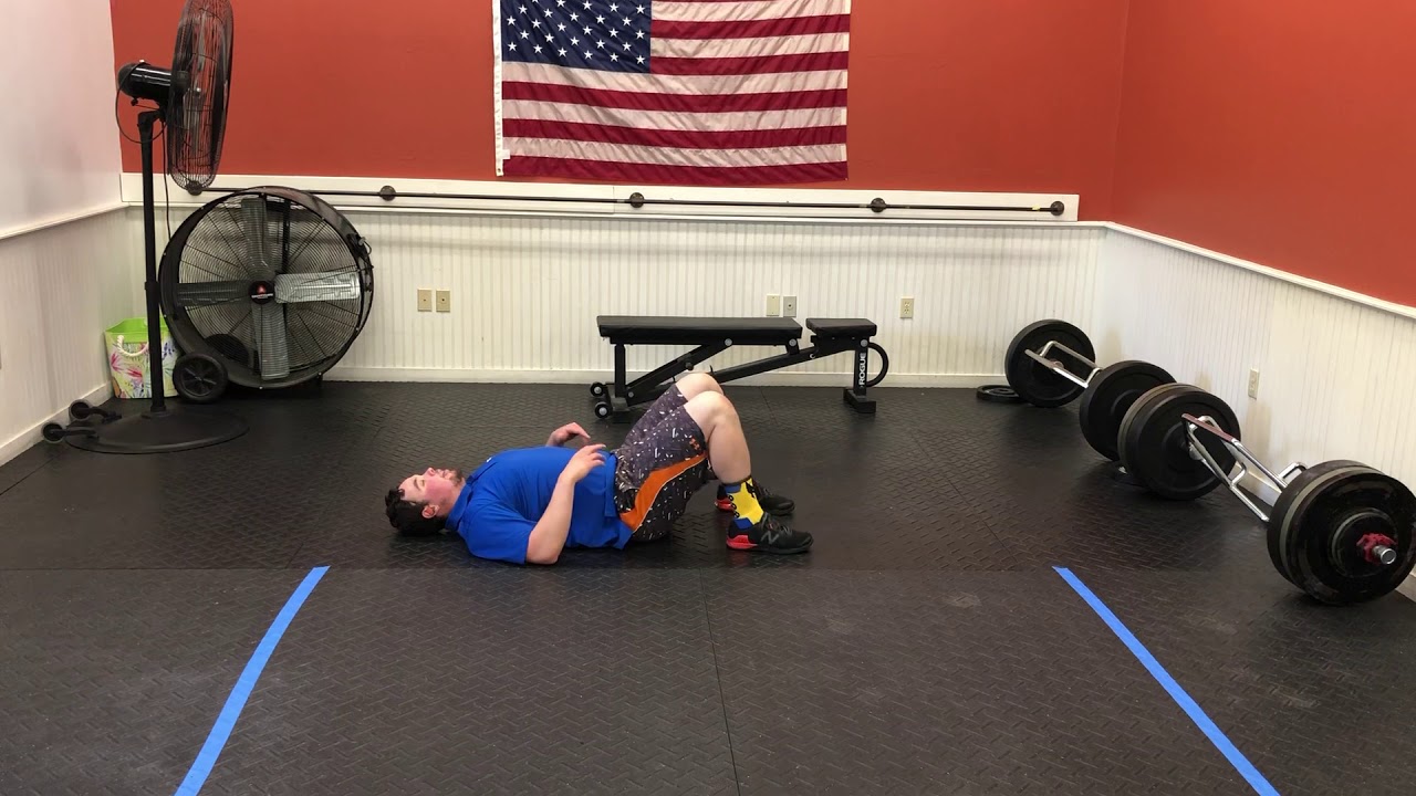 Bent knee reach and cross - YouTube