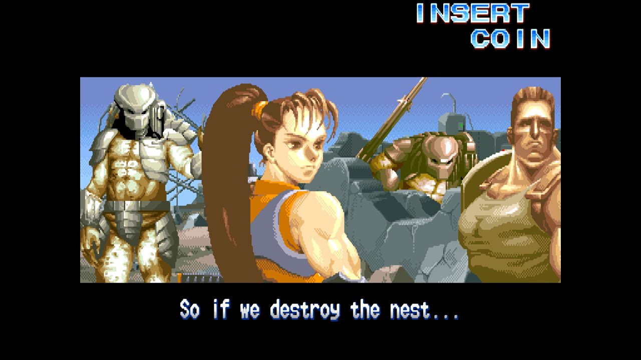 Aliens vs Predator (Arcade / Capcom) Lynn Kurosawa Playthrough - YouTube