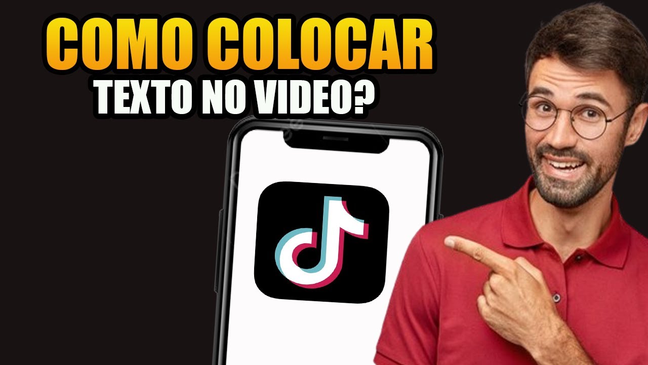 Como colocar texto no video do tik tok? inserir texto no vídeo do ...