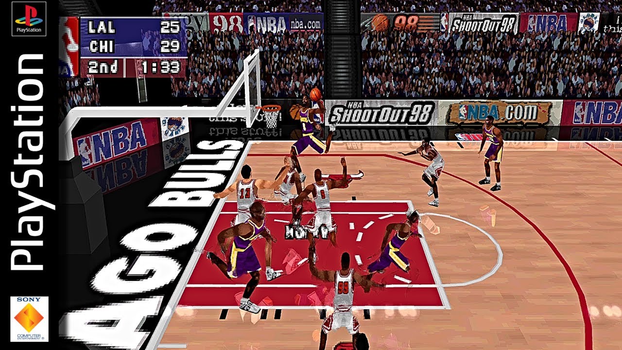 NBA ShootOut 98 (PS1) | HD Gameplay | DuckStation 0.1-6985 - YouTube