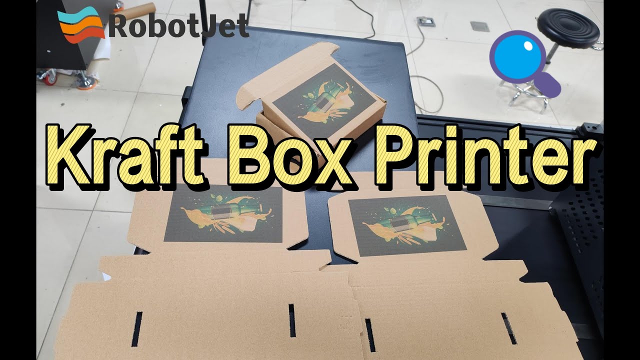 #carton #kraft #box #printer RobotJet Kraft Box Single Pass printer ...