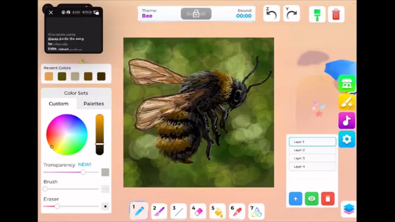ROBLOX | SPEED DRAW | DRAWING REALISTIC BEE in 10 minutes | Timelapse ...