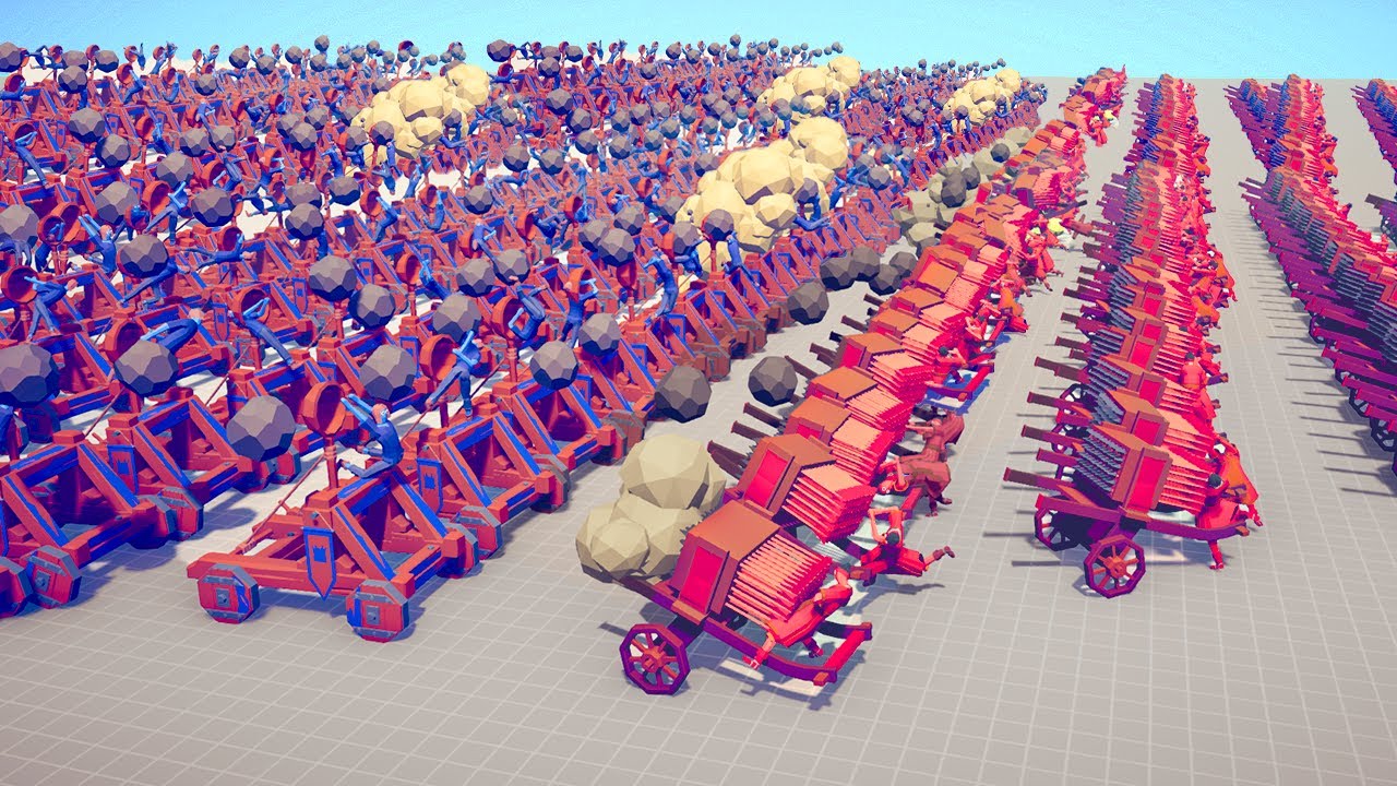 HWACHA 100x 🔥 vs ⚔️ 100x CATAPULT ARMY / Totally Accurate Battle ...