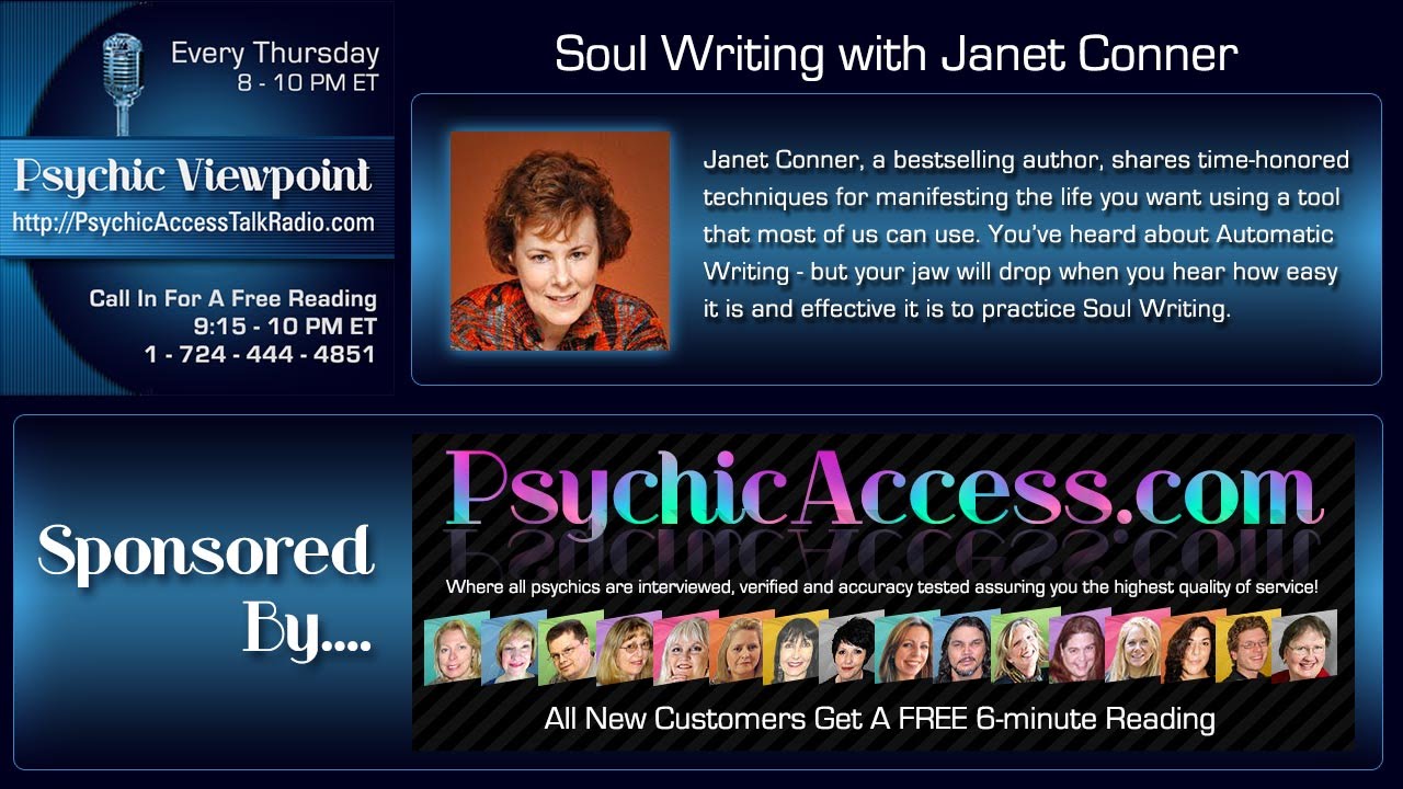Soul Writing with Janet Conner - YouTube