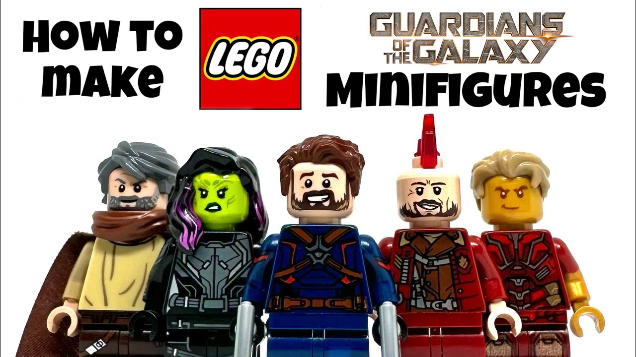How To Build LEGO Guardians of The Galaxy Minifigures! - YouTube