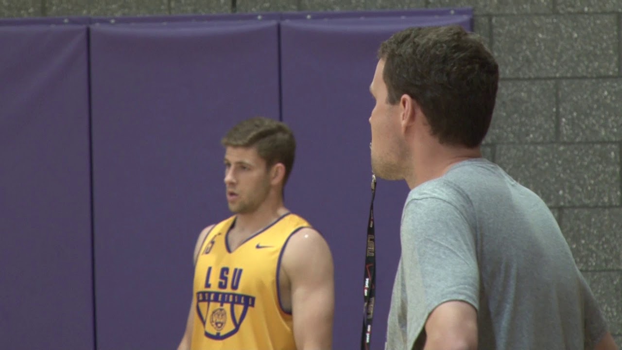 LSU Basketball's First Official Practice of 2017 - YouTube