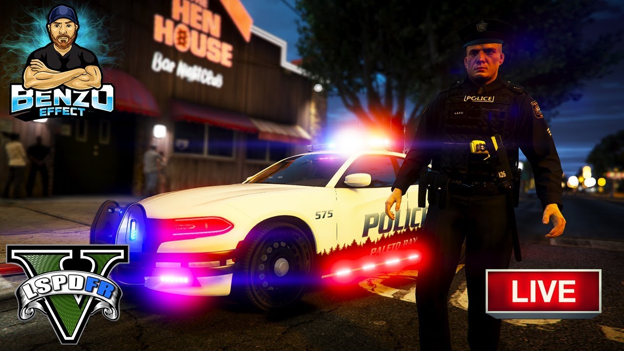 GTA 5 LSPDFR LIVE - Christmas Tree Charger - YouTube