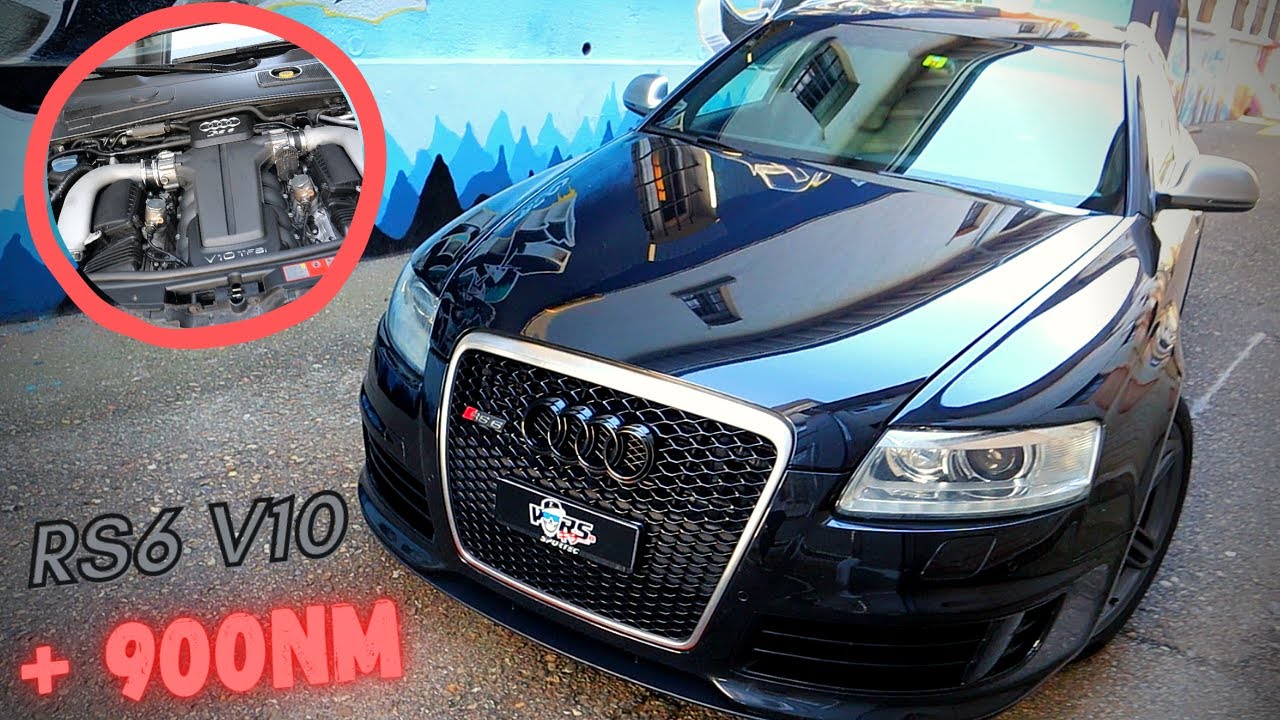 AUDI RS6 C6 BI-TURBO V10 +900NM - YouTube