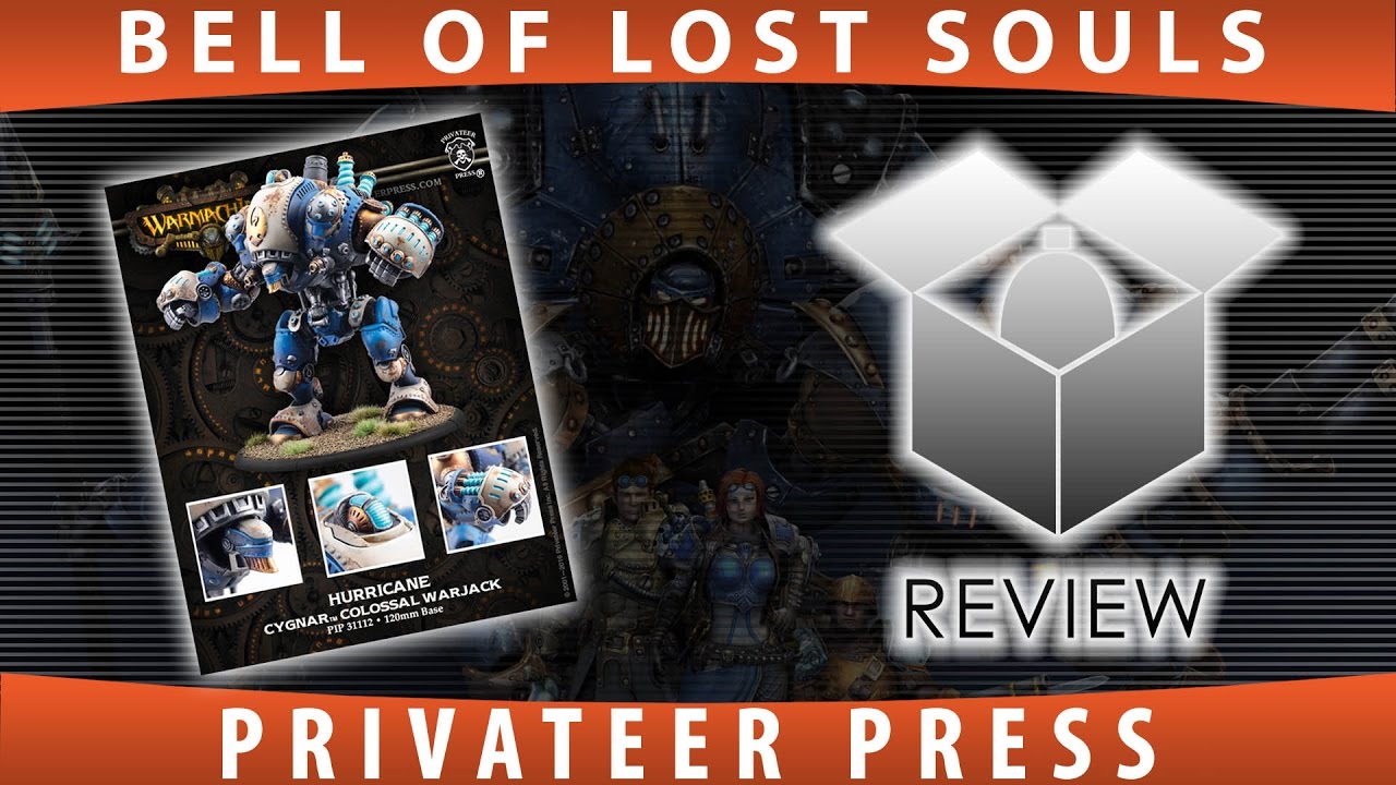 BoLS Unboxing | Cygnar Colossal Stormwall & Hurricane | Privateer Press ...