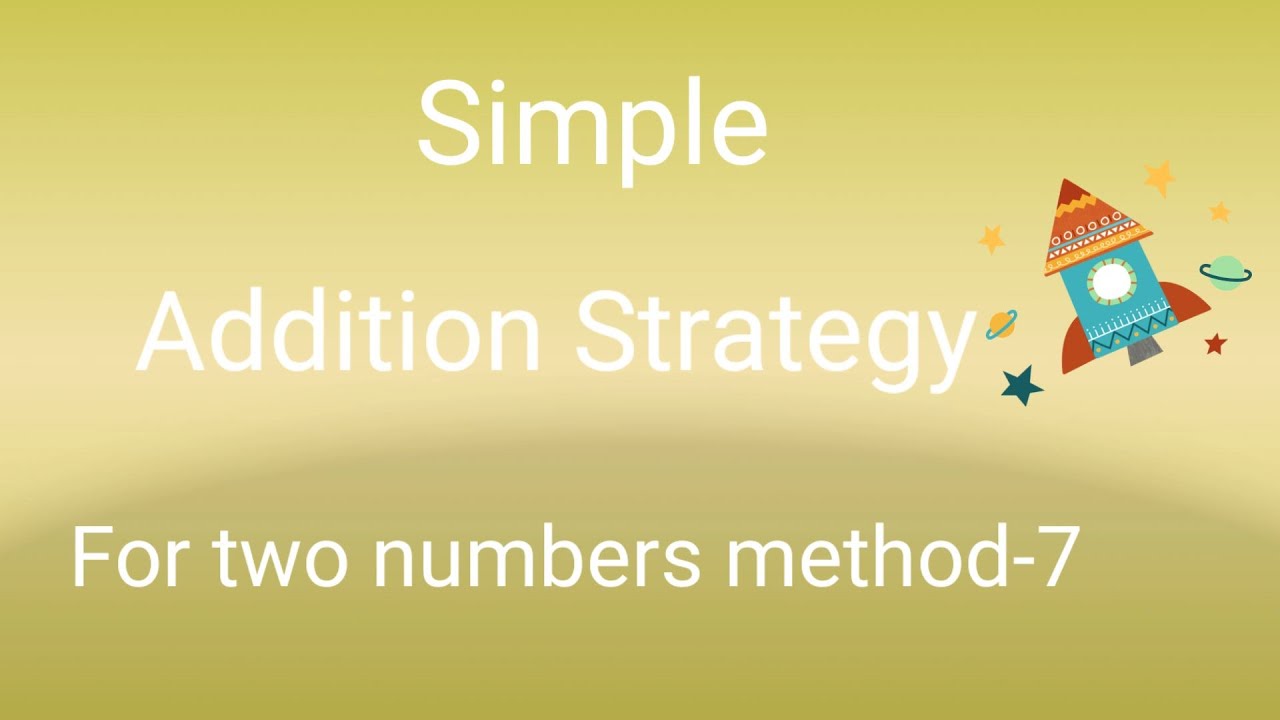 Addition Strategy For kids | Math Addition | Tally Marks - YouTube