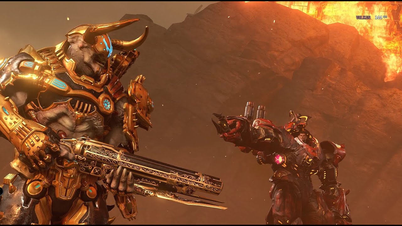 Gold Cultist Slayer Final Boss DLC2 Doom Eternal - YouTube