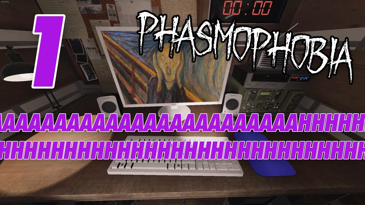 playing phasmophobia and screaming - YouTube
