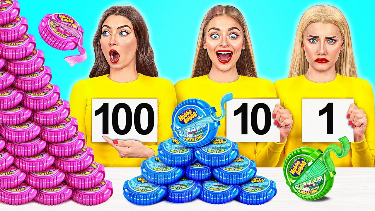 100 Layers of Food Challenge | Epic Food Battle by Multi DO Challenge ...