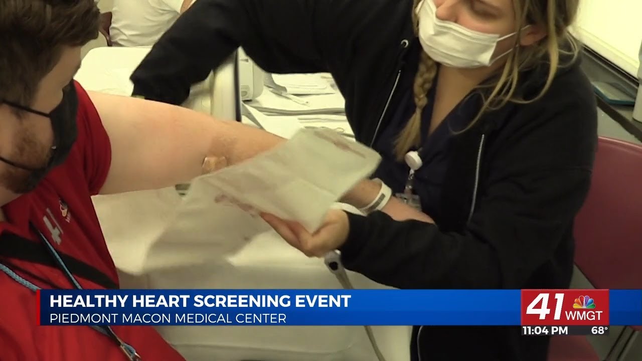 Piedmont Macon holds free heart screening event - YouTube