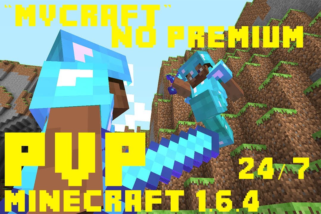 "MYCRAFT "SERVIDOR 1.6.4 NO PREMIUM/Premium 24/7 - YouTube