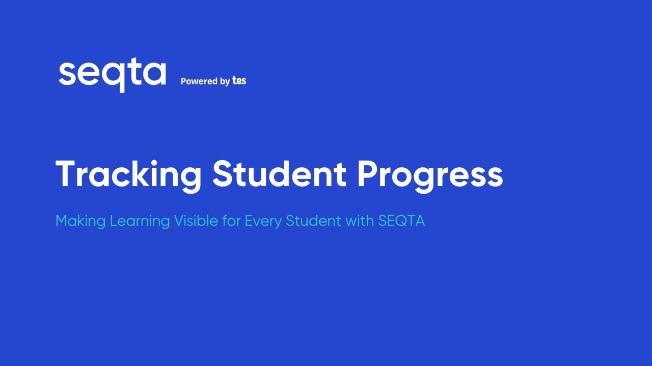 SEQTA - Tracking Student Progress - YouTube