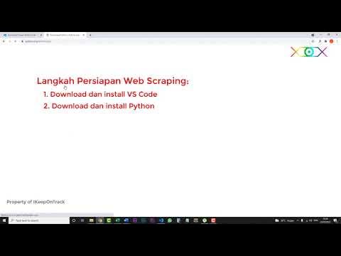 Langkah Persiapan Web Scraping dengan Scrapy dan Python - YouTube