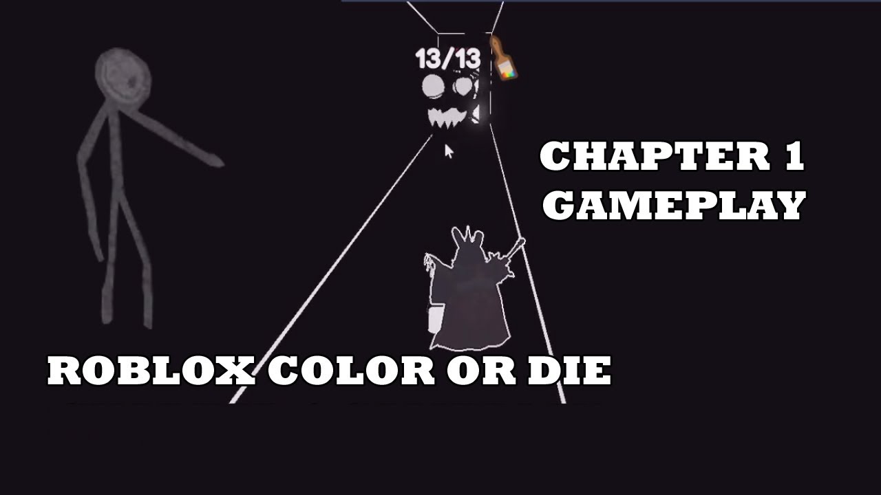 Roblox Color or Die [Chapter 1] Gameplay - YouTube