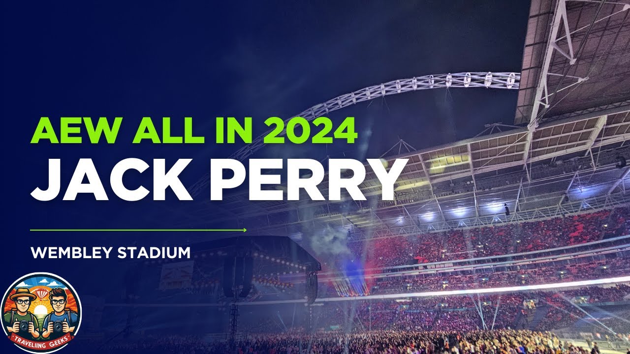 Scapegoat Jack Perry arriving at AEW All In Wembley 2024 - YouTube