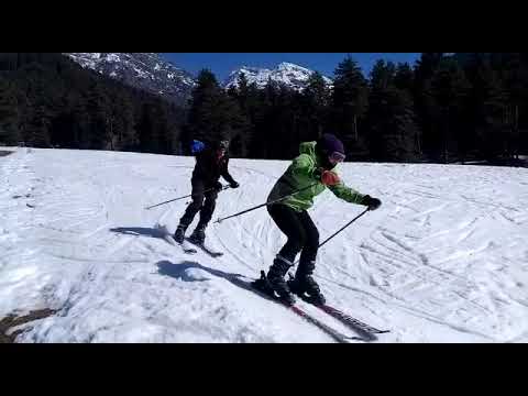 Ski courses in progress at Aru Ski Slopes, JIM&WS, Pahalgam. (https ...