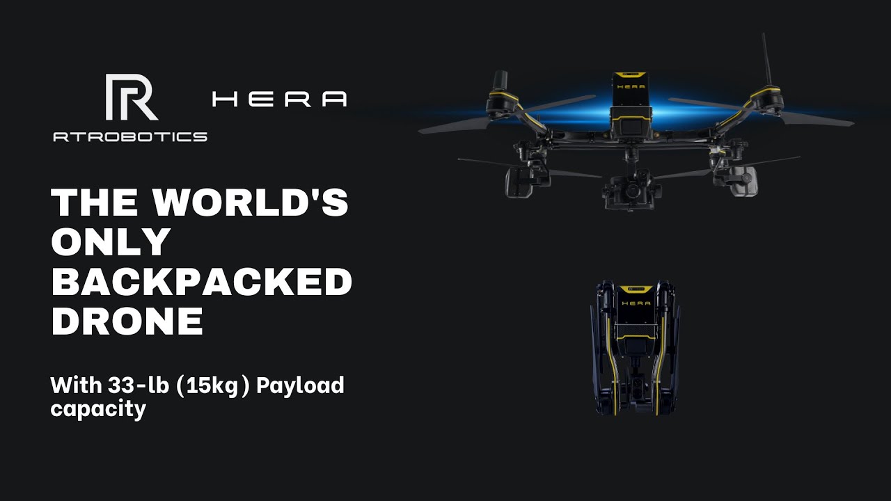 RtR - Introducing Hera - The most powerful backpacked drone - YouTube
