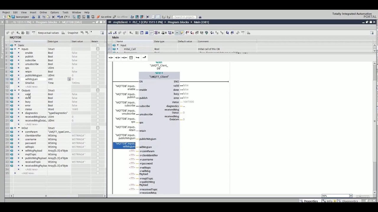 MQTT Client, Siemens S7-1500, TIA Portal and PLCSIM Advance (Part 2/2 ...