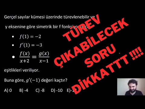TÜREV 2024 AYT TAM ÇIKABİLECEK SORU !!! DİKKAT UYARI YORUM SİZİ !!!