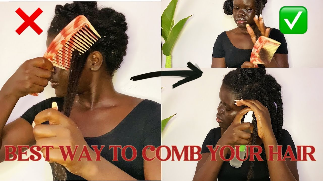 THE BEST WAY TO PROTECT YOUR HAIR FROM BREAKING |RIGHT COMB|TIPS FOR ...