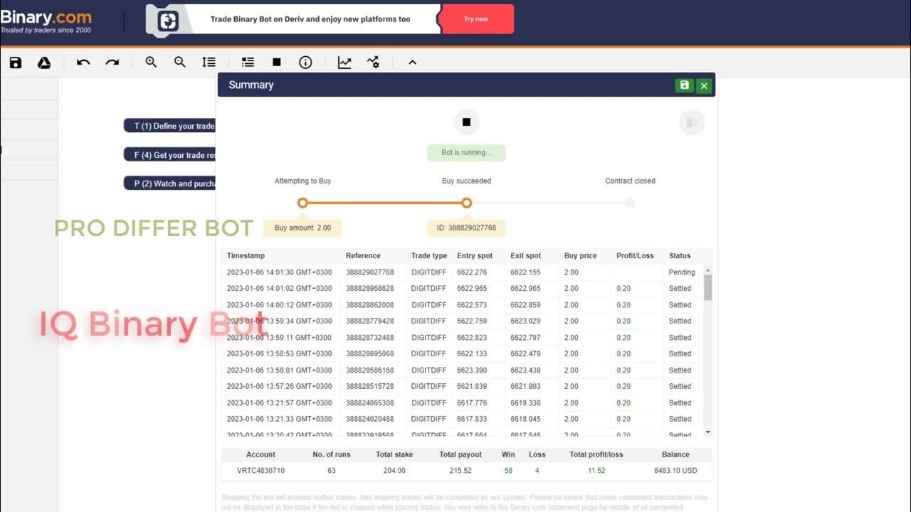 Pro Binary Differ Bot in 2023 make money everyday $ !! High Profit % - YouTube