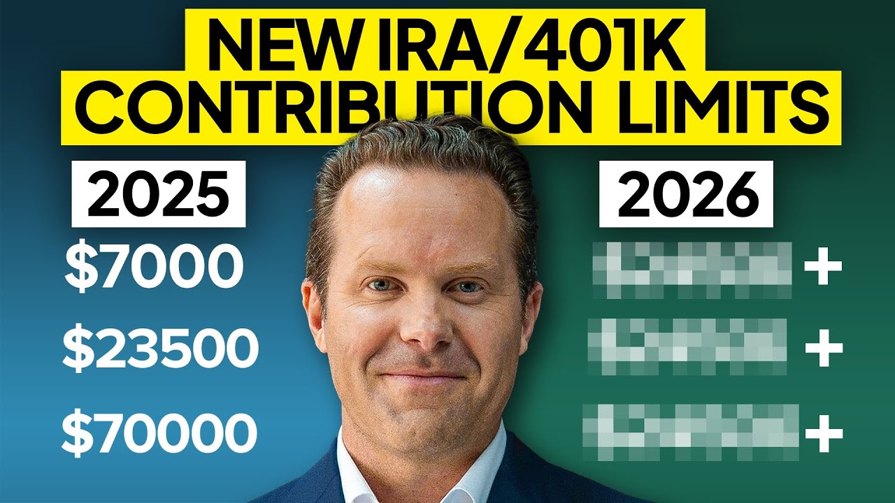 IRS Announces NEW 2026 IRA & 401K Contribution Limits - Here's How to ...