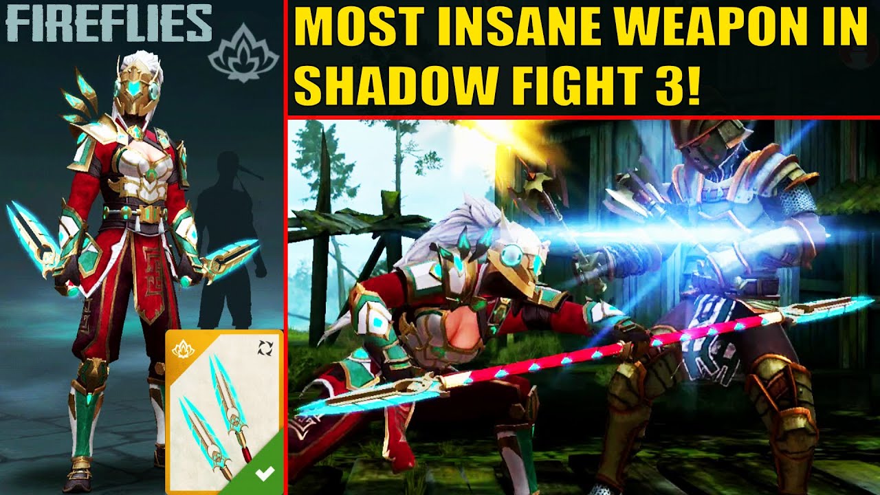 Shadow Fight 3. Fireflies - NEW Legendary Composite Glaive Gameplay. AMAZING Moves and Abilities ...