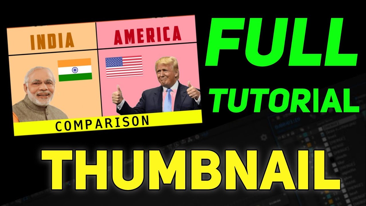 Make Comparison Thumbnails like @Data_Duck 🔥 (10x more views ) - YouTube