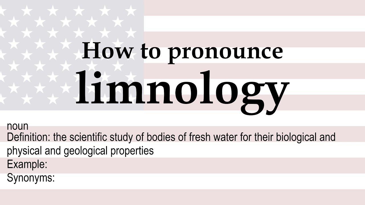 How To Pronounce limnology Meaning YouTube how-to-pronounce-limnology-meaning-youtube