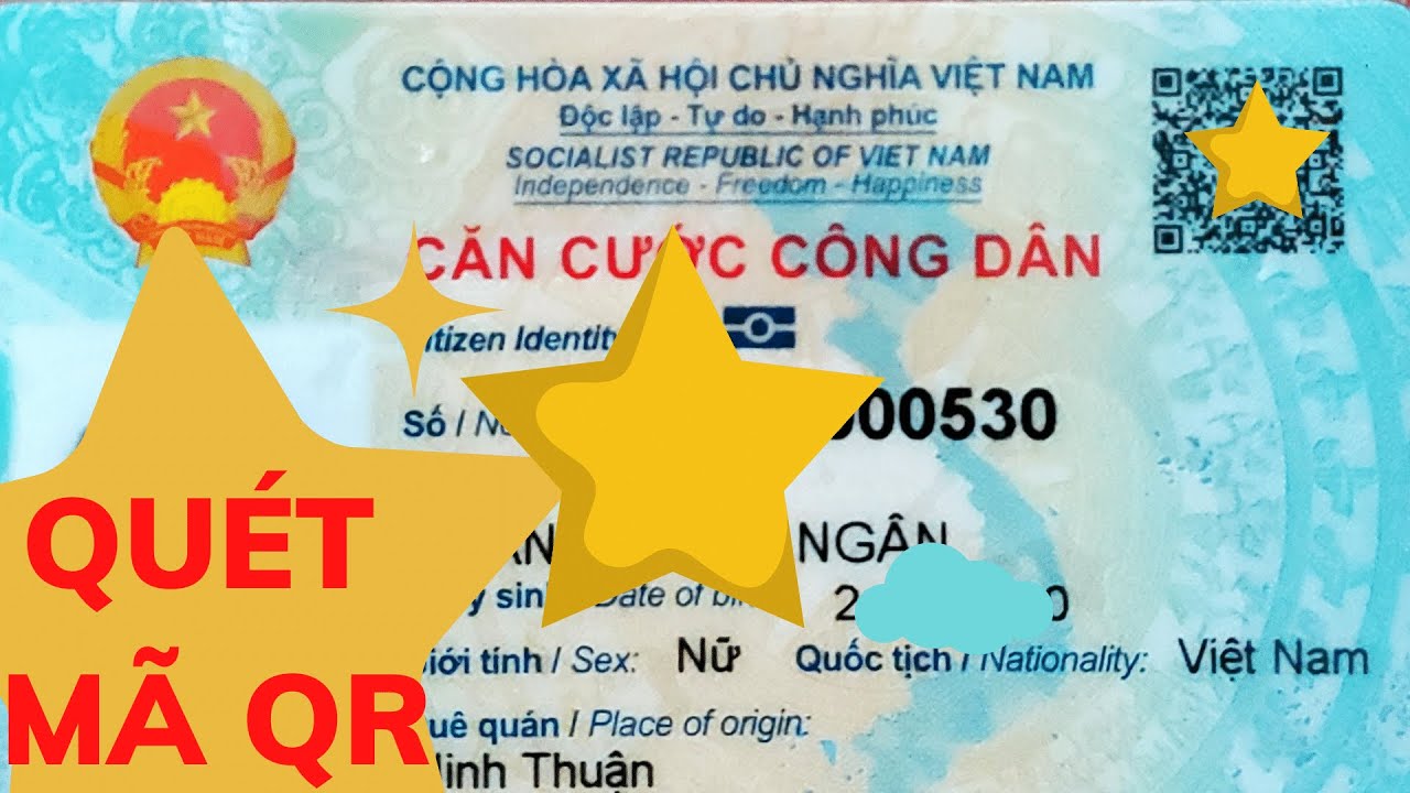 CÁCH QUÉT MÃ QR CỦA CĂN CƯỚC CÔNG DÂN, CCCD VÀ CMND CÓ CẦN XÁC MINH LÀ ...