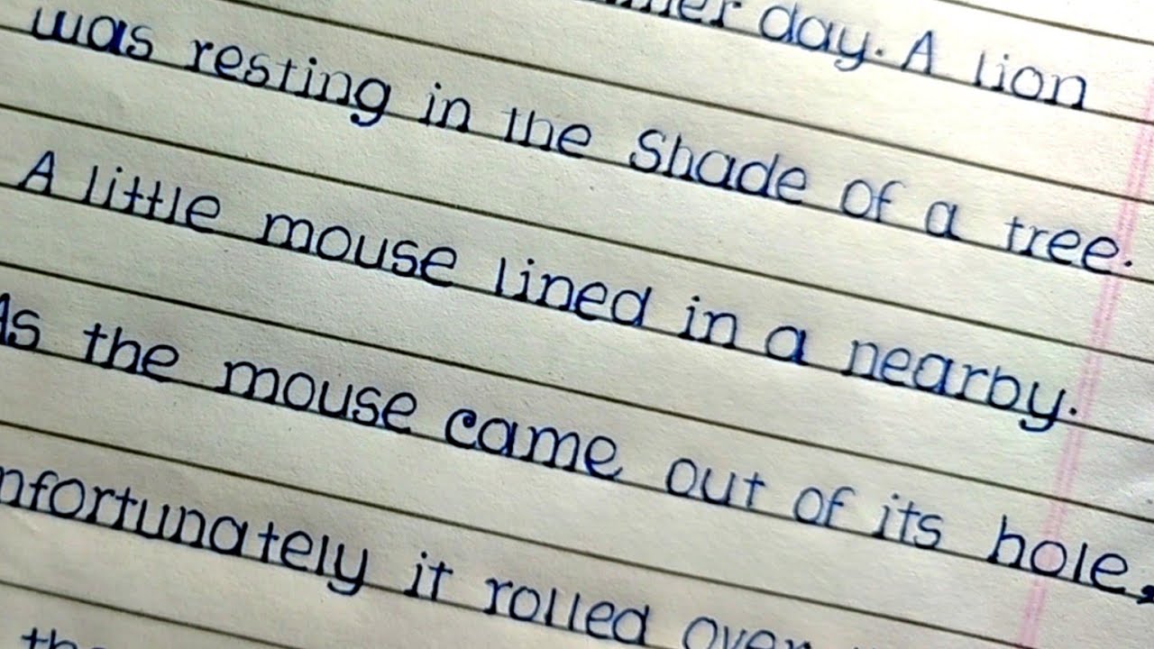 One page writing in english || English one page neat and clean ...