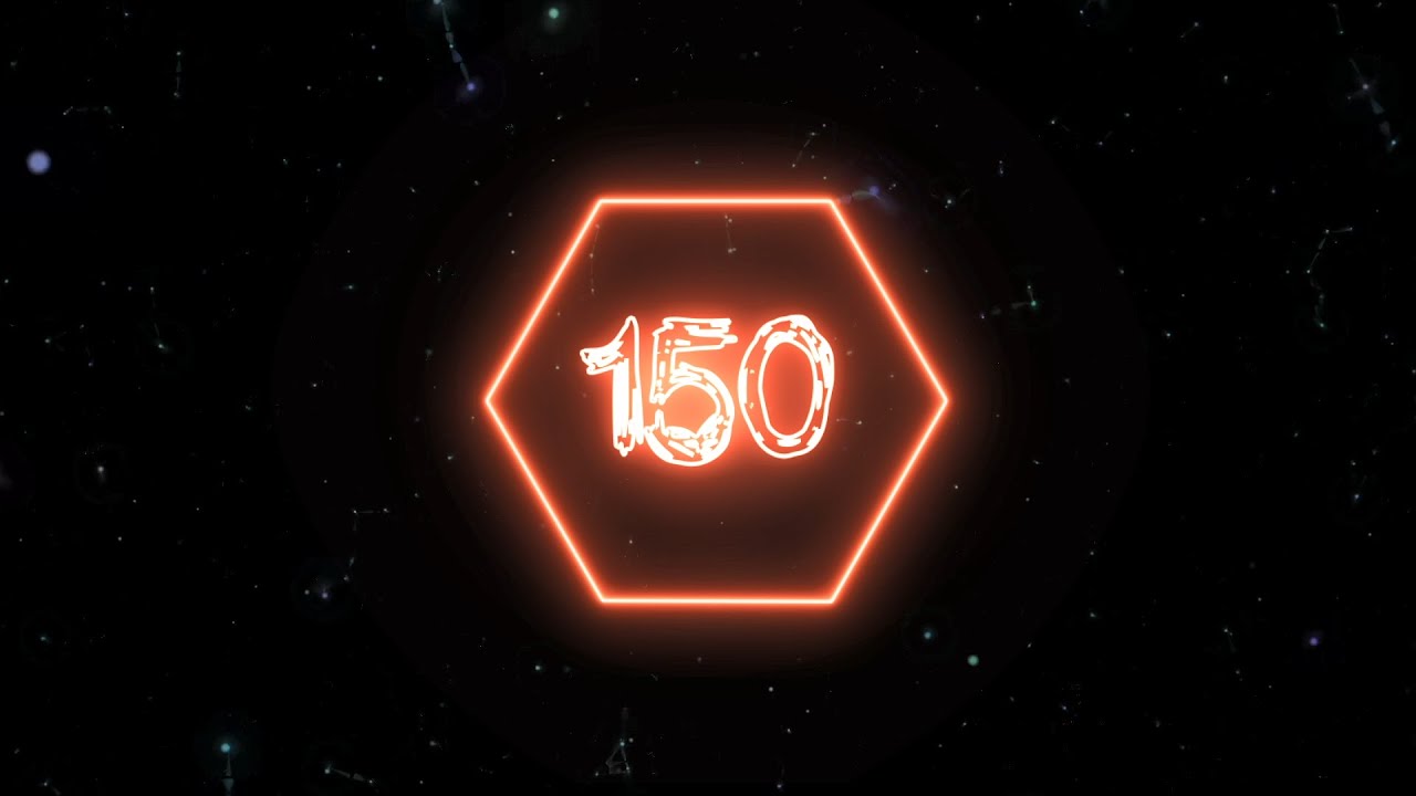 Orange sota neon timer 150 seconds (countdown) - YouTube