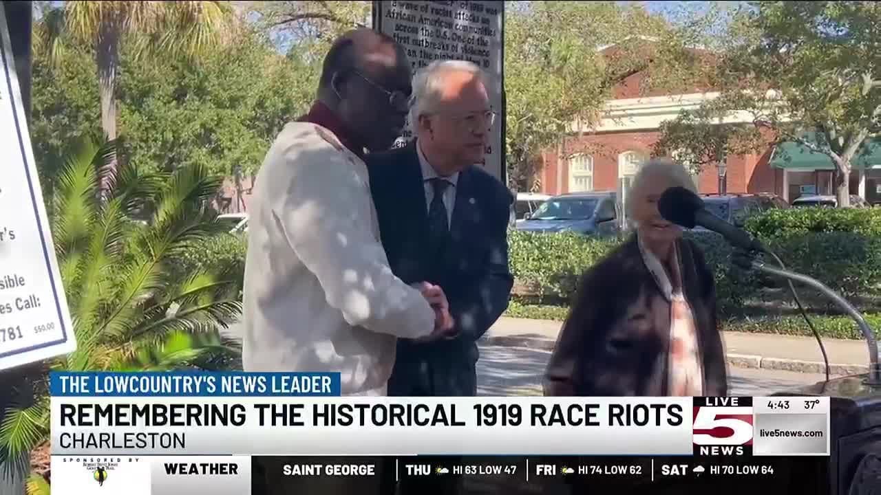 VIDEO: City of Charleston recognizes 1919 riot with historical marker ...
