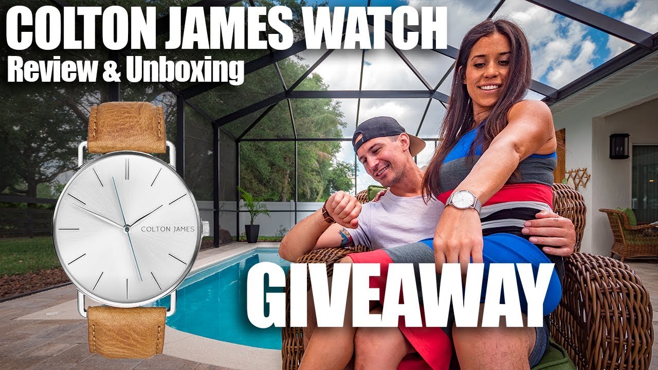 COLTON JAMES WATCH GIVEAWAY // Review and Unboxing - YouTube
