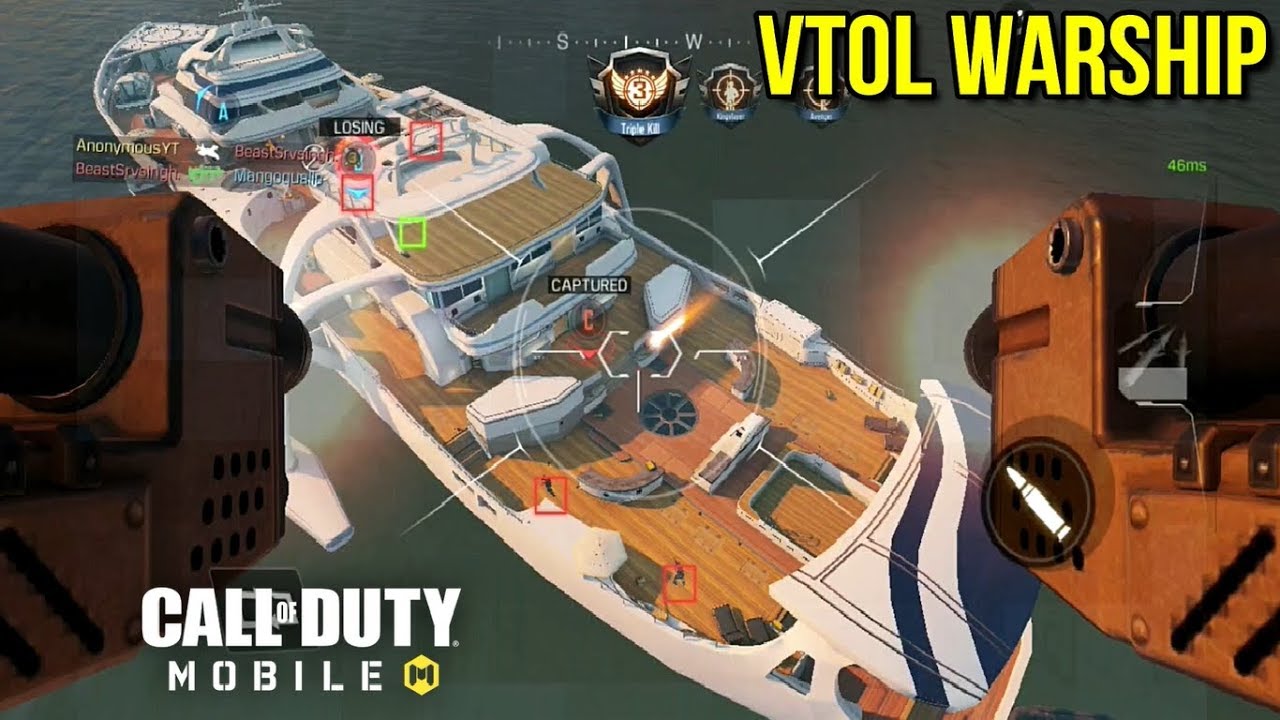 *NEW* Call of Duty Mobile VTOL Warship Scorestreak Gameplay - YouTube