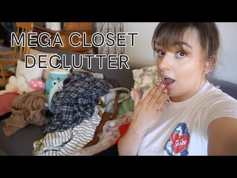 Mega Closet Declutter | VERY OVERDUE | Cassie L Rodgers - YouTube