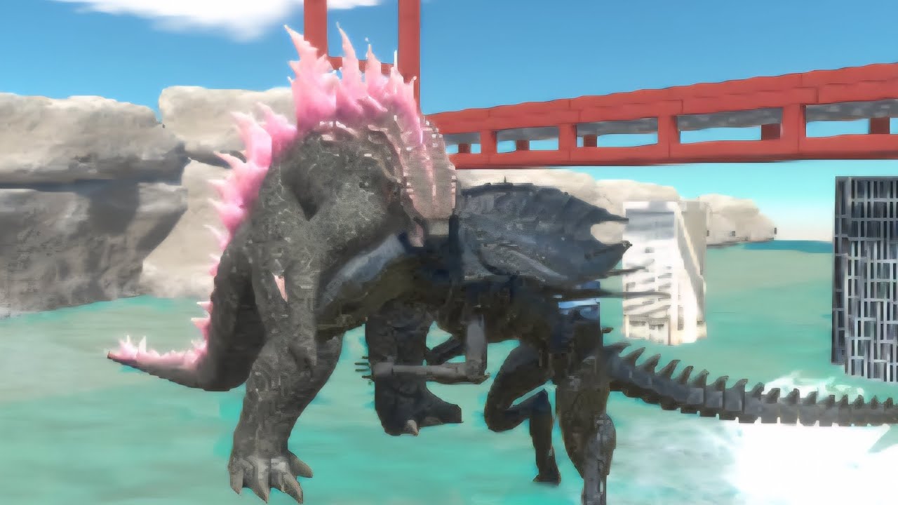 Godzilla Battles a Kaiju Xenomorph Queen - (Animal revolt battle ...