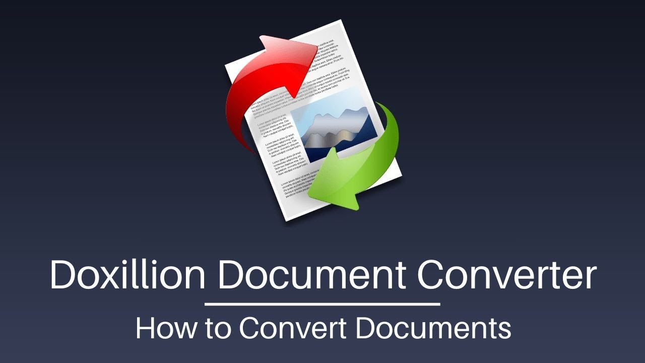 How to Convert Document File Formats | Doxillion Document Converter ...