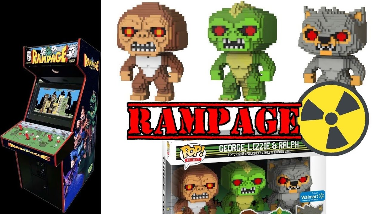 FUNKO POP! 8-BIT RAMPAGE!!! GEORGE, LIZZY & RALPH!!! CRONICAS DE UN ...