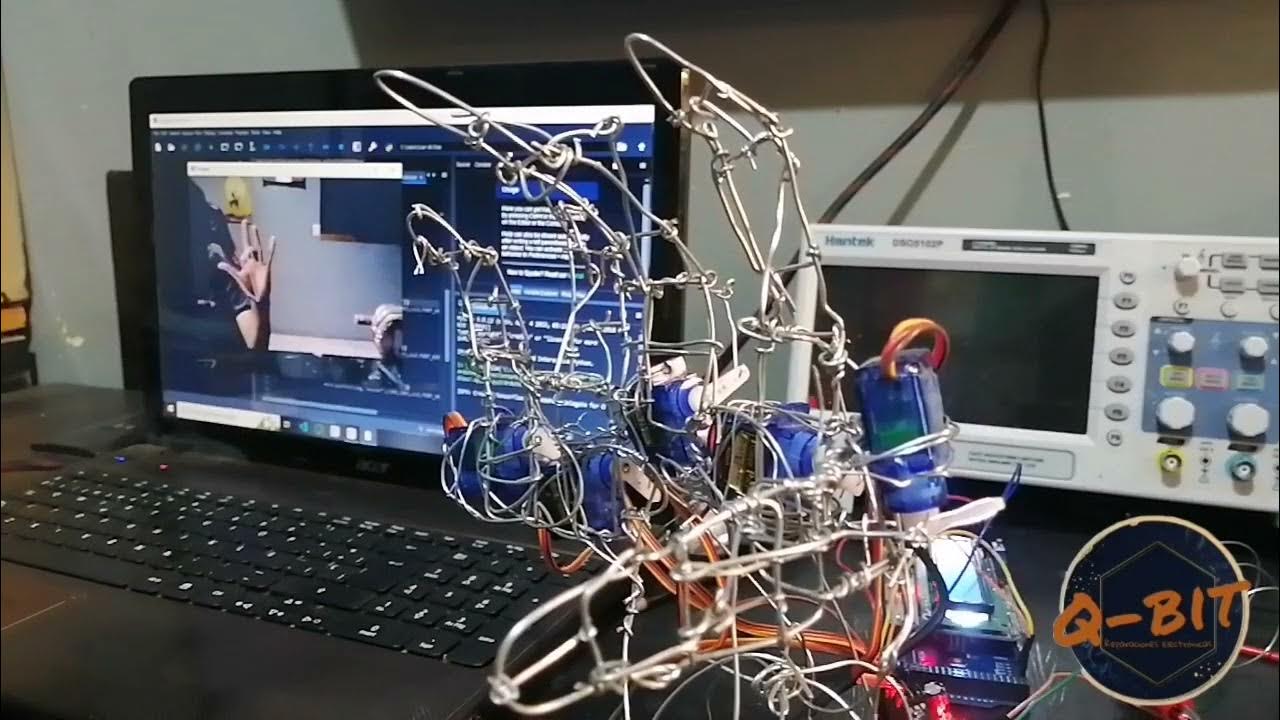 Detección de dedos. Visión artificial con Python y Arduino - YouTube
