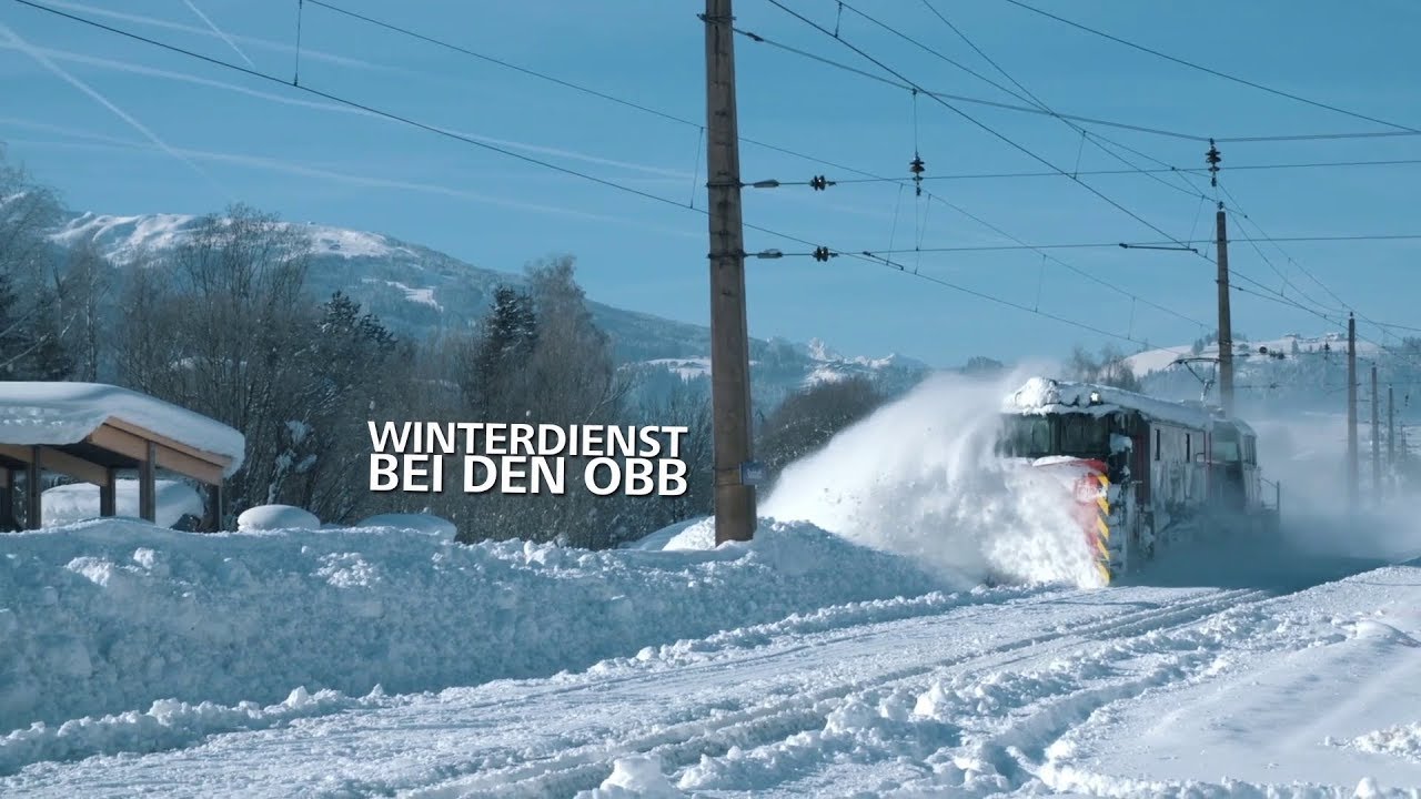 Winterdienst bei den ÖBB - YouTube