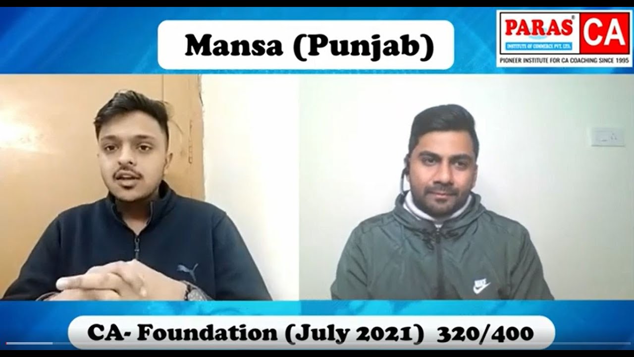 Our Student Our Pride | Sahil Jindal | Mansa | Punjab | Paras Institute ...