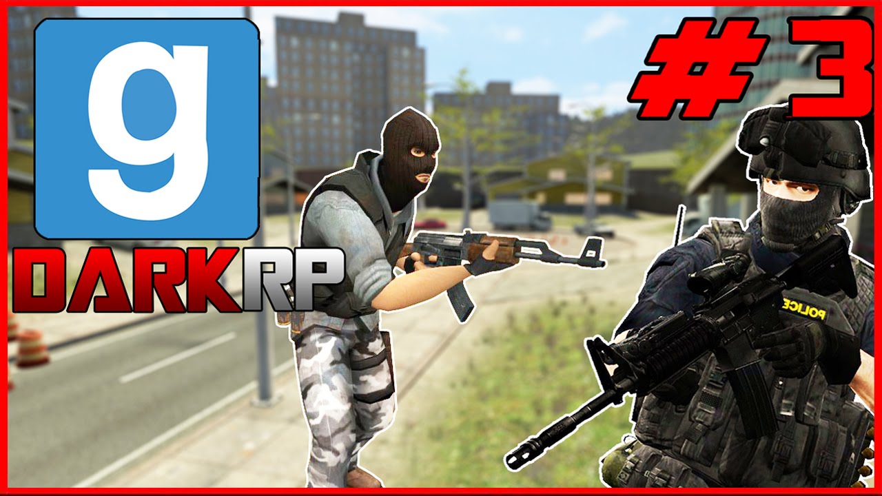 Let's Play Gmod EP3 DarkRP - ISIS VS SWAT Shoot-Out - YouTube