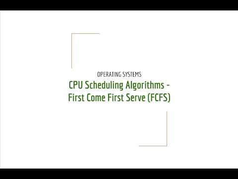 First Come First Serve (FCFS) | CPU Scheduling | Operating System Bangla Tutorial - YouTube