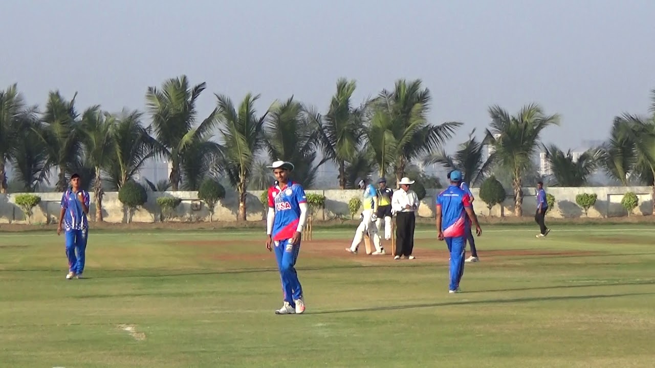 USA Under 23 tour of India - USA vs CB Patel - 1st January 2018 - 2nd ...